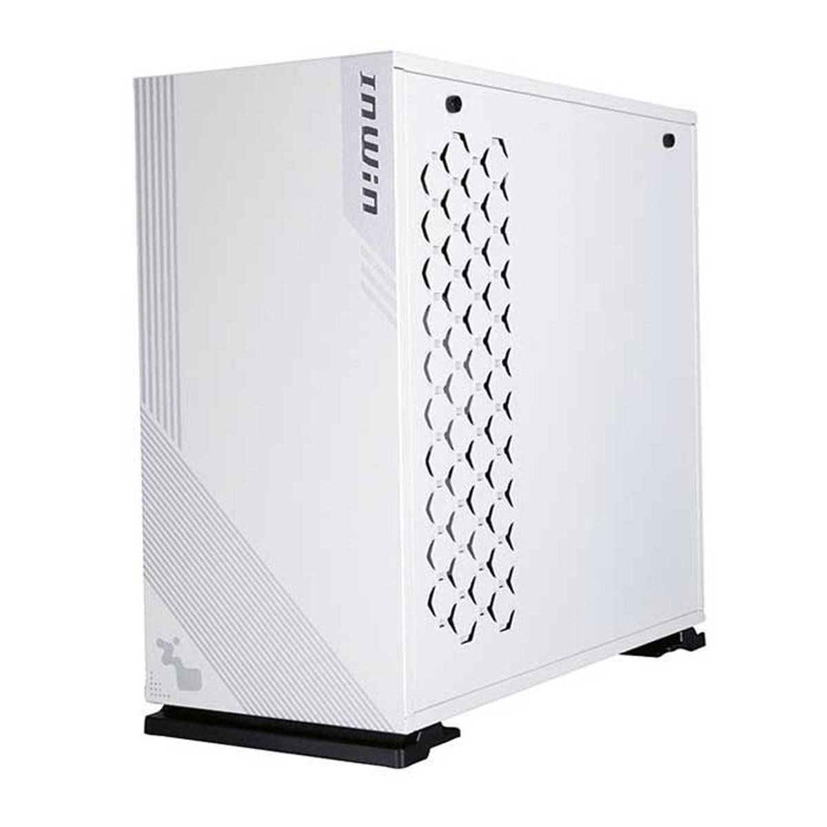 Vỏ case InWin 103 White ATX Mid Tower – Tempered Glass (Trắng)